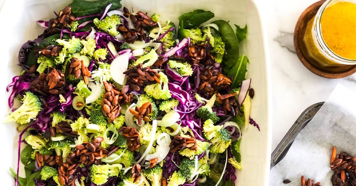 Crunchy Broccoli Slaw Recipe | Appetite For Energy